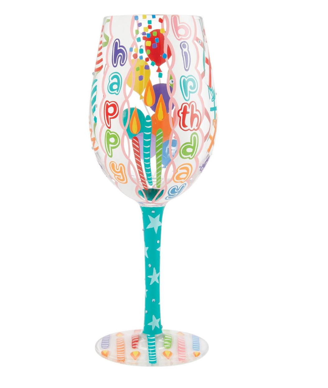 Home Birthday Blast Wine Glass